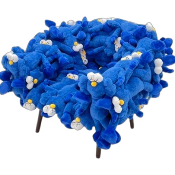 Other | Blue Bff Character Plush Lounge Chair | Poshmark